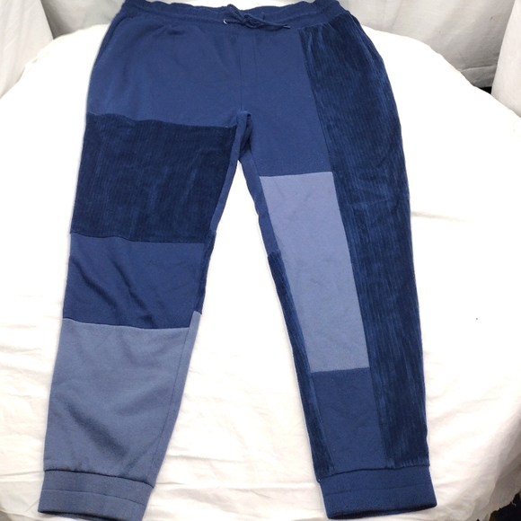 Sun + Stone | Pants | Sunstone Basic Navy Blue Meyer Patchwork Stretch ...